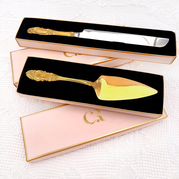Vintage Cake Server Gold – Cristina Re Designs Wholesale